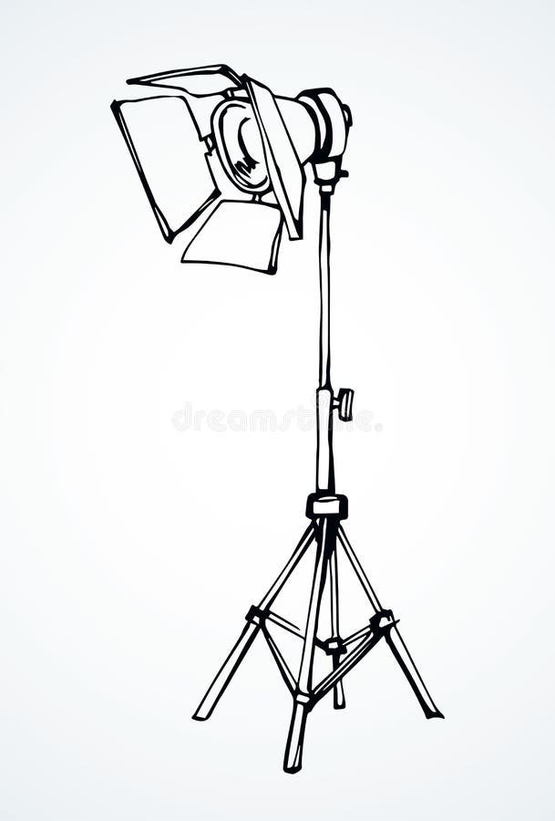 Spotlight Closeup stock illustration. Illustration of bright - 3163709
