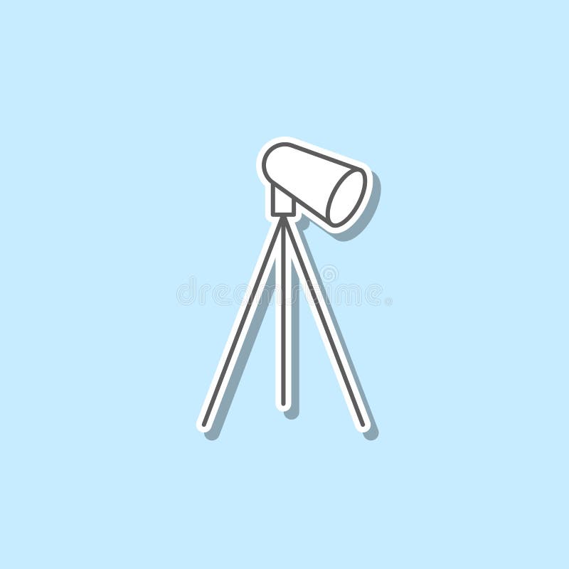 Spotlight Sticker Icon. Simple Thin Line, Outline Vector of Web Icons ...