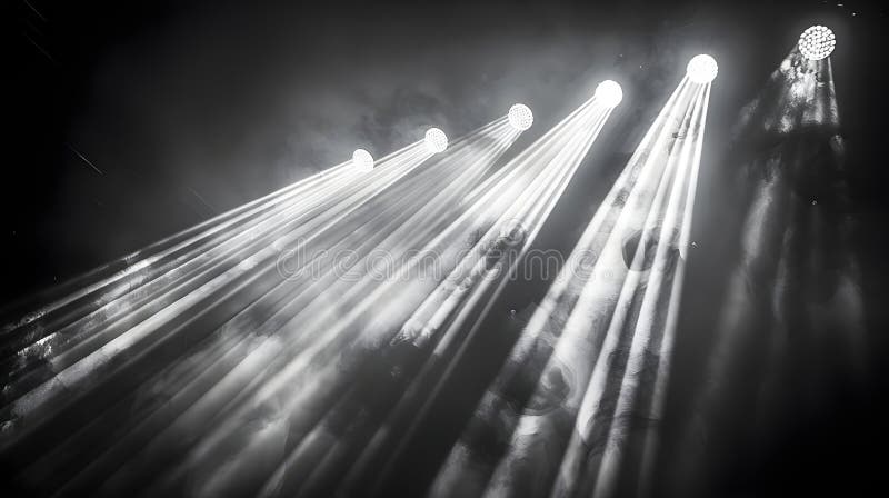 Spotlight Symphony: a Minimalist Stage of Light and Shadow. Concept ...