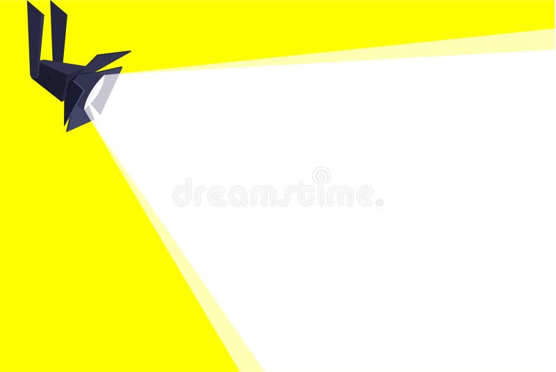 Spotlight Vector Background. Spotlight with Bright Lights. Vector Set ...