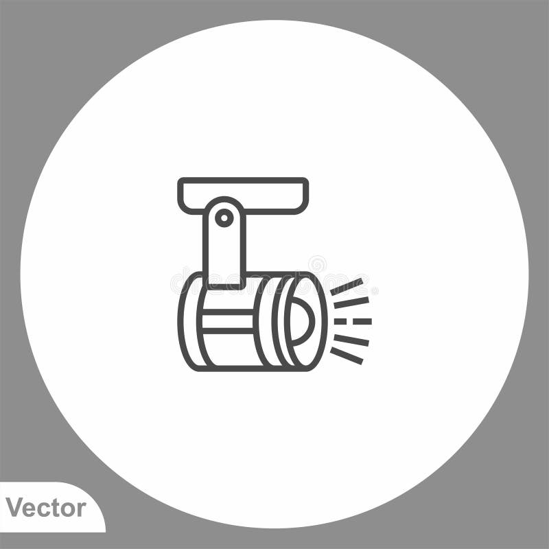 Spotlight Vector Icon Sign Symbol Stock Illustration - Illustration of ...