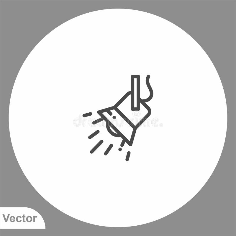 Spotlight Vector Icon Sign Symbol Stock Vector - Illustration of ...