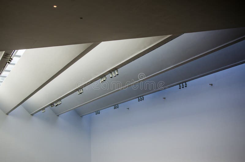 Spotlights on the ceiling stock photo. Image of lamp - 103510924