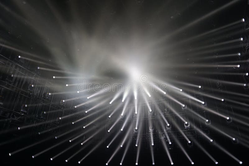 Light Rays Black And White Background Stock Illustration - Illustration ...