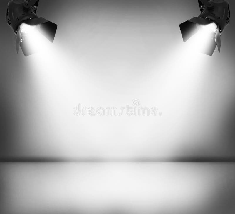 Spotlights stock illustration. Illustration of lighting - 62555557