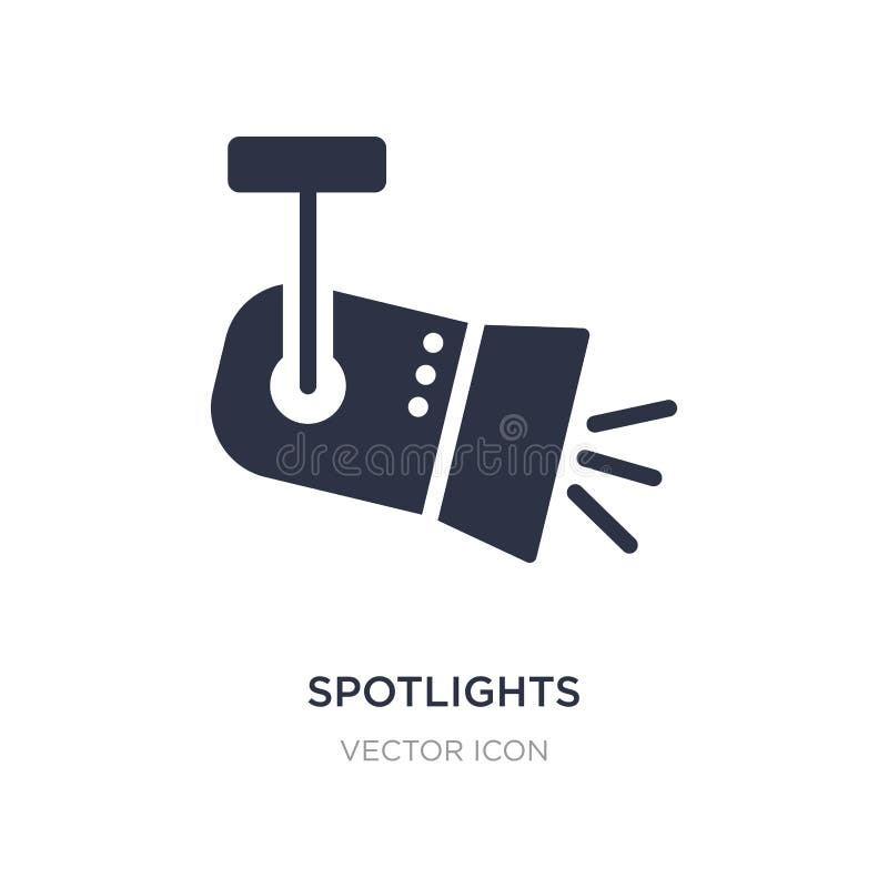 Spotlights Icon Vector from Event Collection. Thin Line Spotlights ...