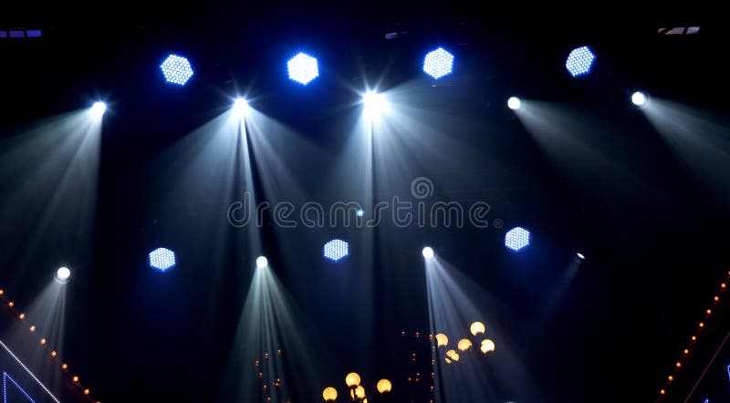 Spotlights stock image. Image of spotlight, music, holidays - 40174145