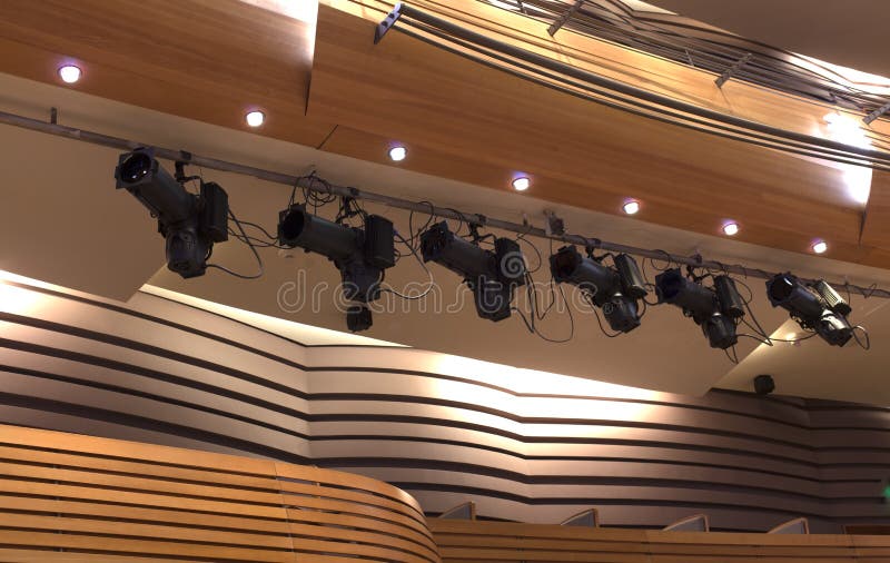 Spotlights stock image. Image of illuminated, arts, technology - 40174815