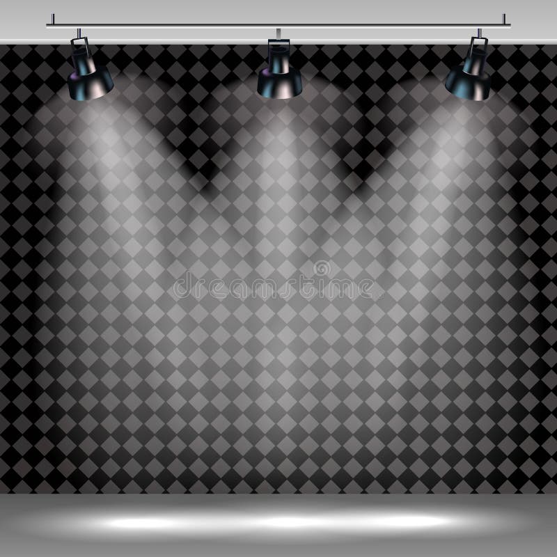 Spotlights Realistic Transparent Background for Show Contest or ...