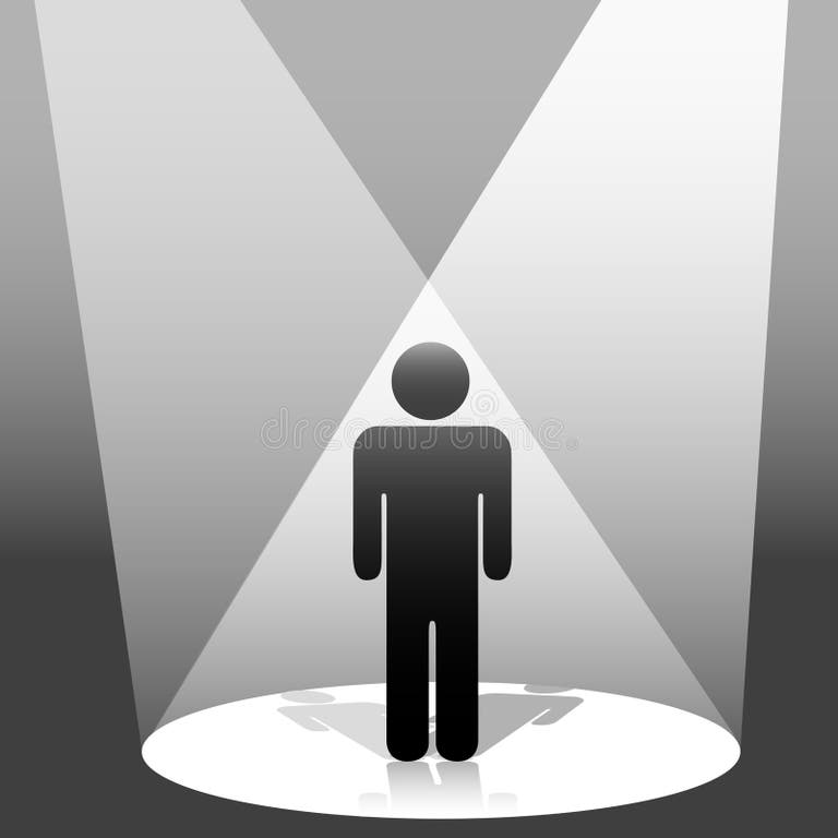Person Spotlight Stock Illustrations – 7,915 Person Spotlight Stock ...
