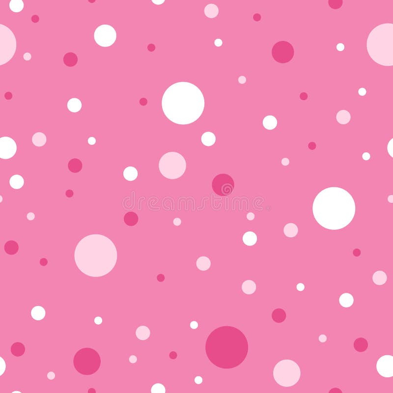 Pink spots stock vector. Illustration of round, tile - 99889457