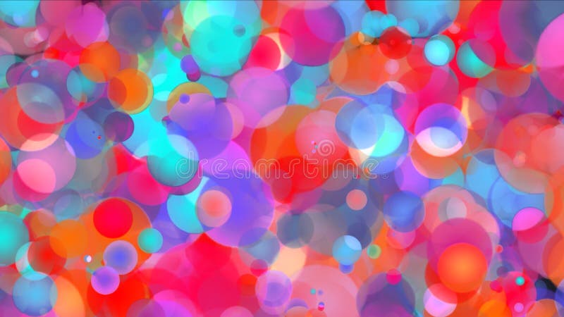 Spots Bokeh Color Abstract Background Stock Illustration - Illustration ...
