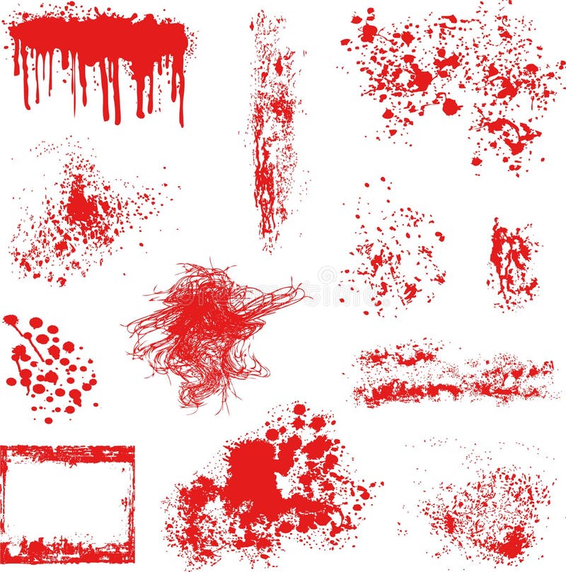 Spots and Other Grunge Elements Vector Stock Vector - Illustration of ...