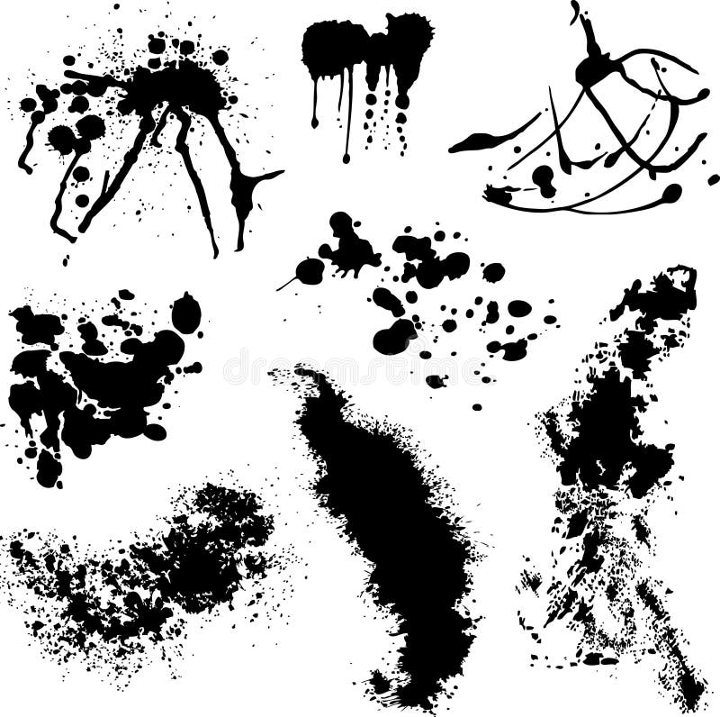 Spots vector various stock vector. Illustration of coal - 9231750