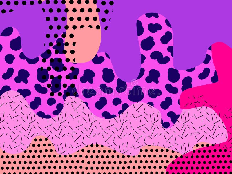 Spotted Abstract Trendy Pattern. Vector Illustration Stock Vector ...