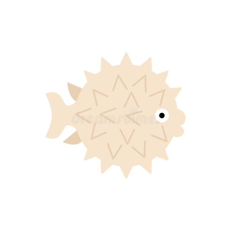 Spotted Puffer Pixel Art. 8 Bit Vector Illustration Stock Vector ...