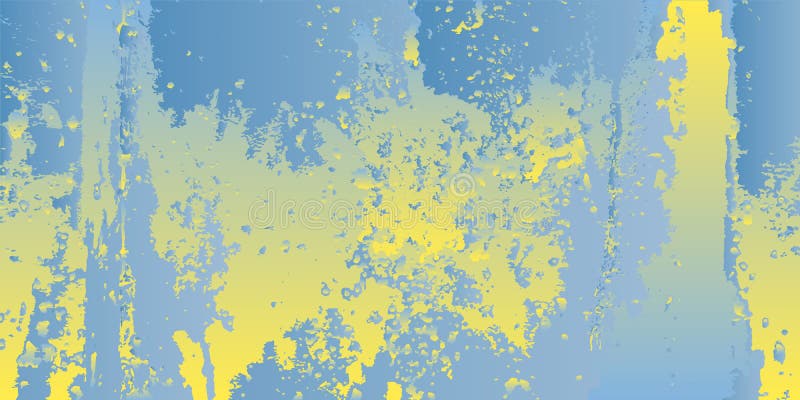 Spotted Ragged Background of Yellow-blue Spots. Creative Spotted ...