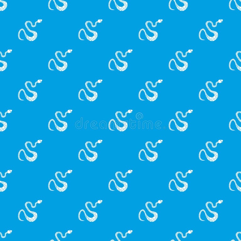 Spotted Snake Pattern Seamless Blue Stock Vector - Illustration of ...