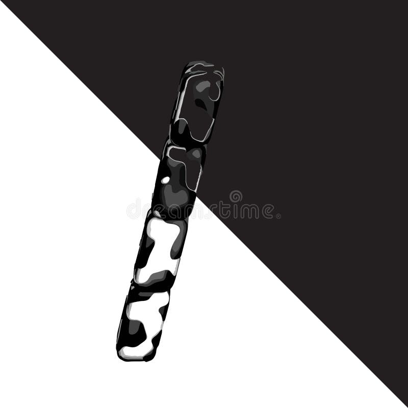 Spotted 3d Symbol with a Transparent Background Stock Vector ...