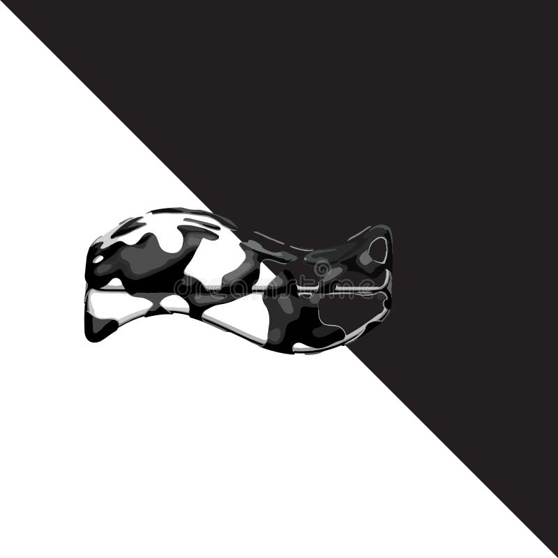 Spotted 3d Symbol with a Transparent Background Stock Vector ...