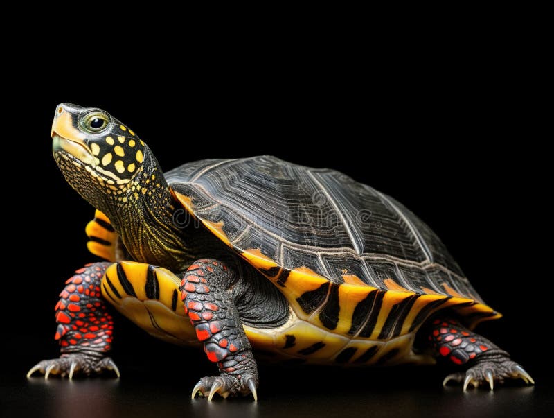 Spotted Turtle stock illustration. Illustration of looking - 293680511