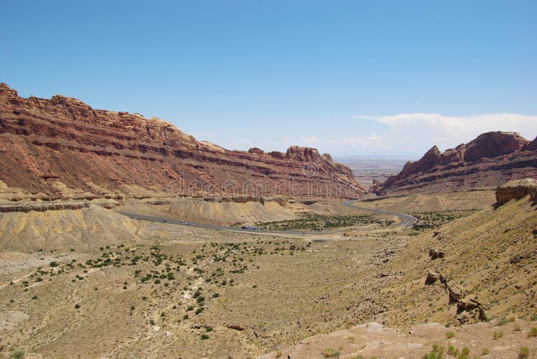 Spotted Wolf Canyon stock image. Image of wolf, winding - 26772511