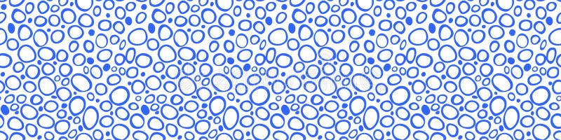 Spotty Abstract Vector Seamless Pattern. Random Rings, Dots, Circles ...