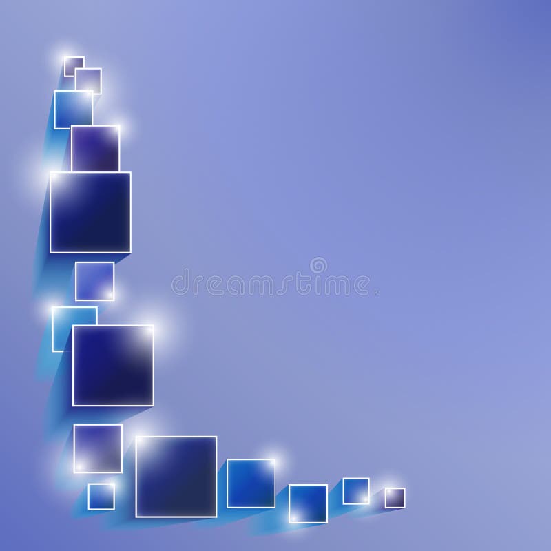 Spotty Background with Three Dimensional Squares Stock Vector ...