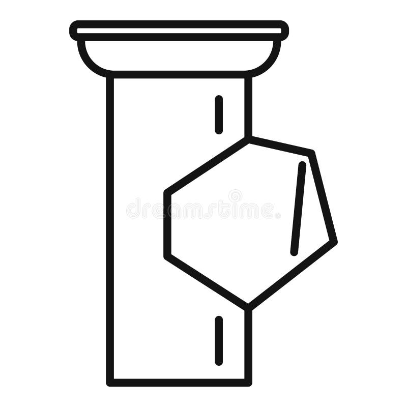 Spout Gutter Icon, Outline Style Stock Vector - Illustration of ...