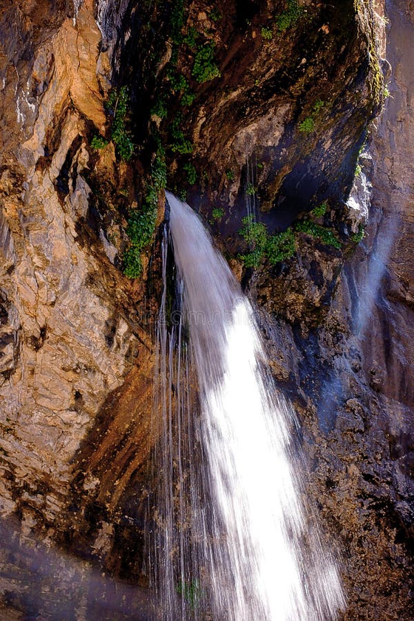 Spouting Rock in Glenwood Canyon, Colorado Stock Photo - Image of ...