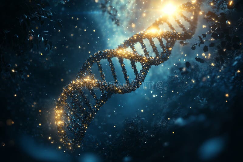 A Sprawling Galaxy Filled with Drifting DNA Strands in a Cosmic Science ...