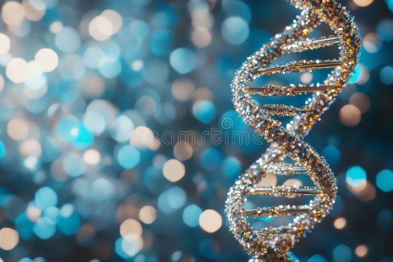 A Sprawling Galaxy with Floating DNA Strands in a Cosmic Science ...