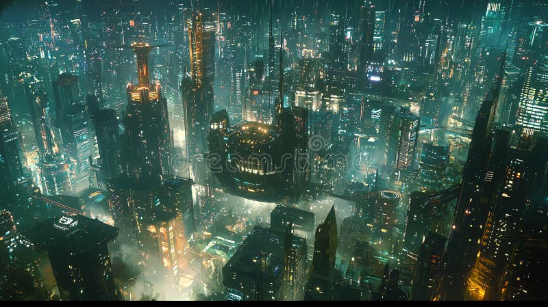 A Sprawling Megacity Where the Buildings Hover Over the Ground ...