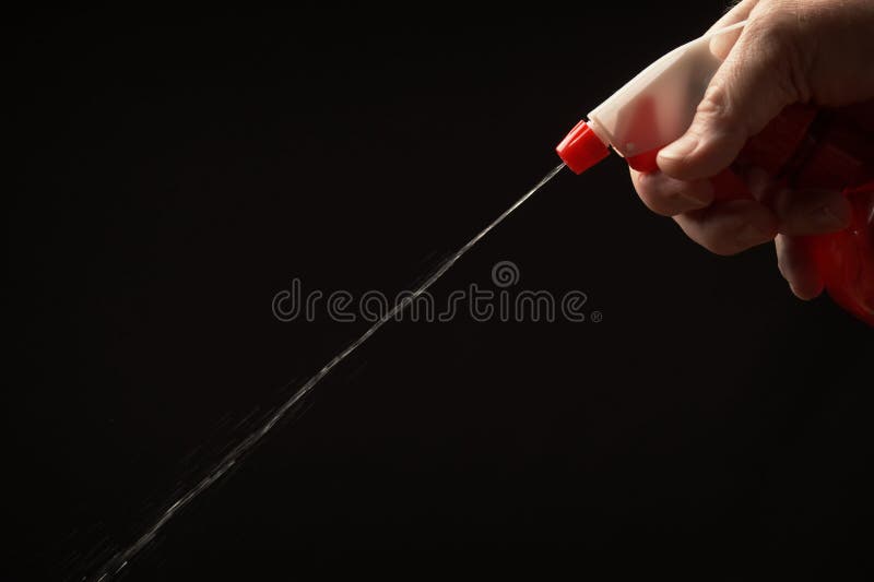 Spray Bottle stock image. Image of atomizer, spray, finger - 3115217