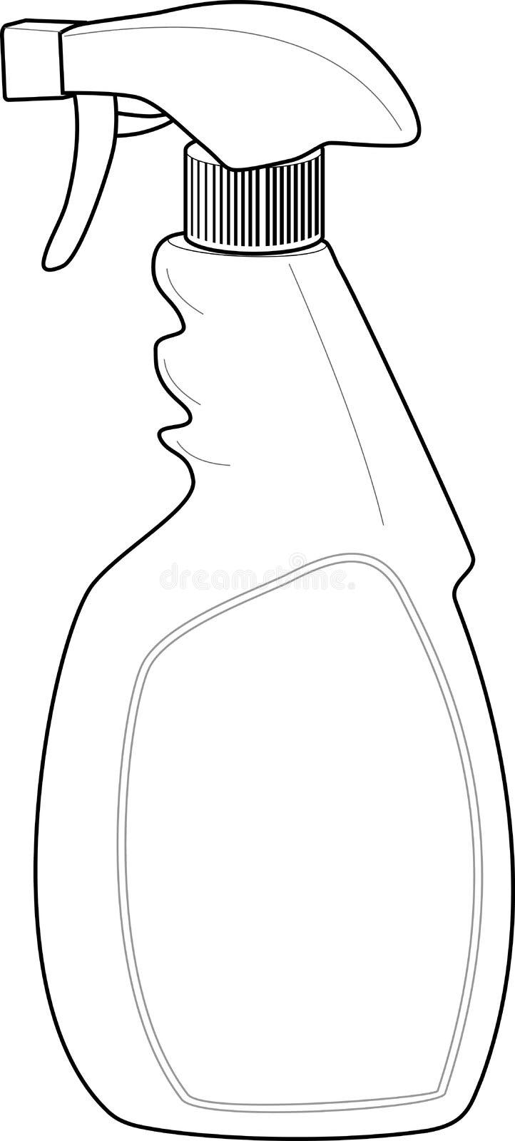 Line Drawing Spray Bottle Stock Illustrations – 4,016 Line Drawing ...