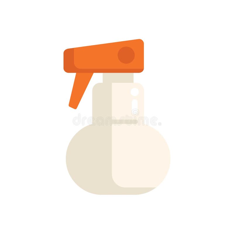 Spray Bottle Dispensing Cleaning Solution Icon Illustration Stock ...