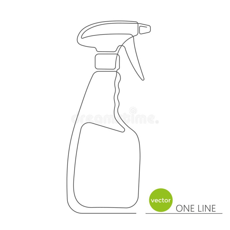 Line Drawing Disinfectant Stock Illustrations – 535 Line Drawing ...