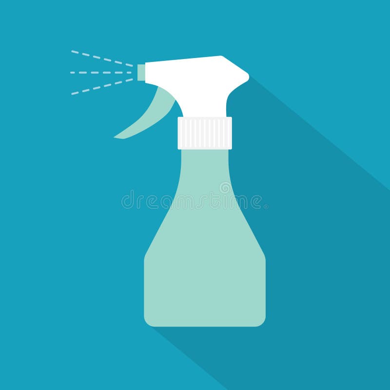 Spray bottle icon stock vector. Illustration of cleaner - 183278244