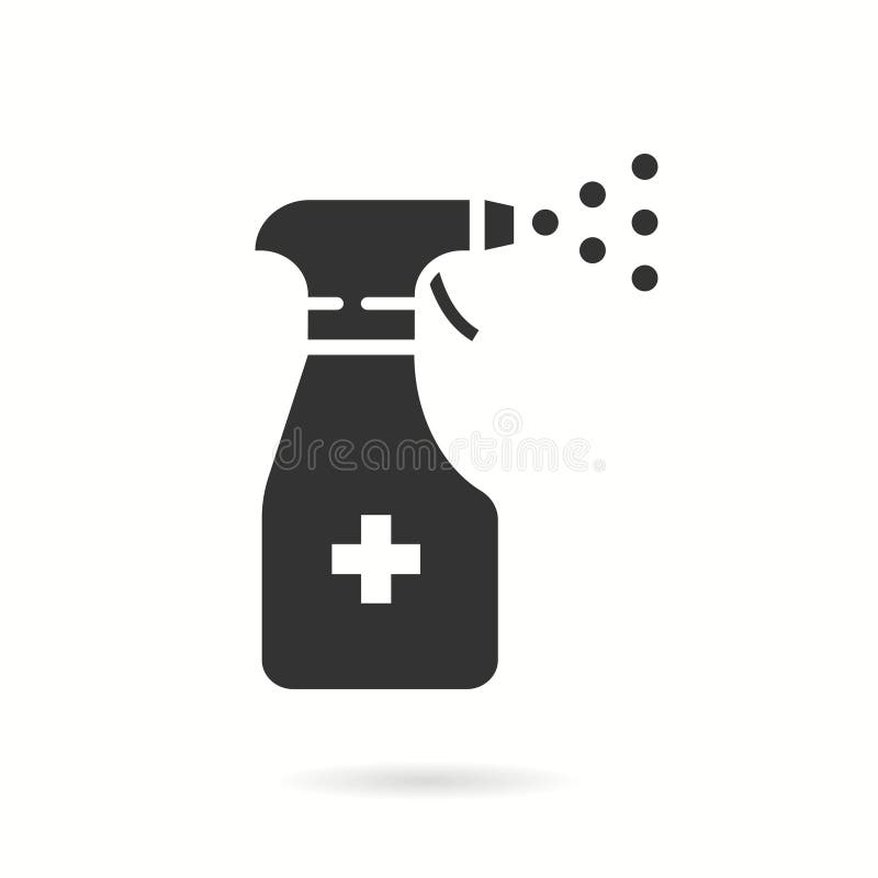 Spray Bottle Icon. Vector Illustration Stock Illustration ...