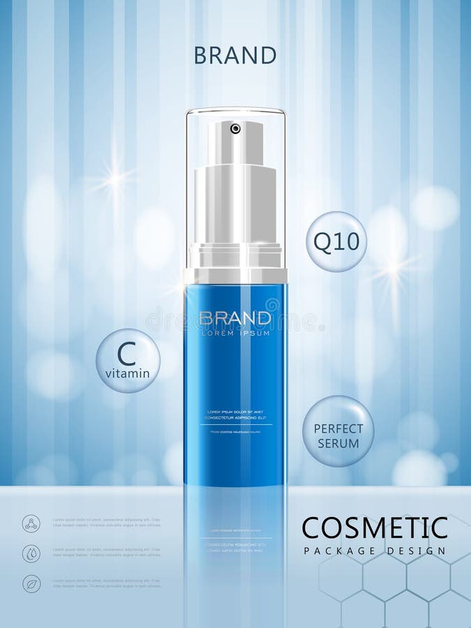 Spray bottle poster design stock vector. Illustration of cream - 308620599