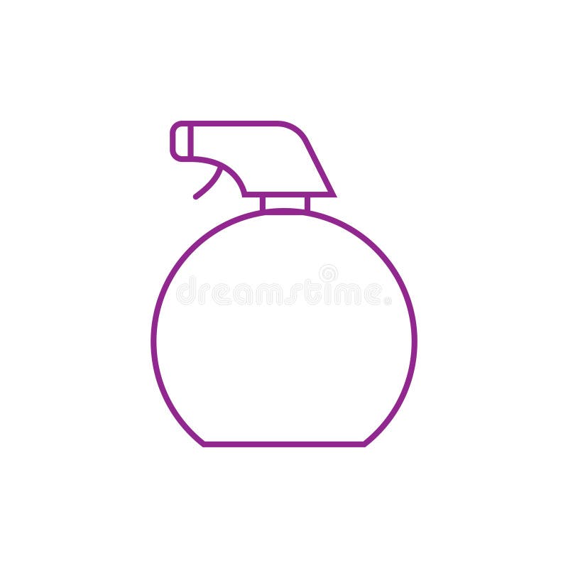 Spray Bottle. Vector Illustration Decorative Design Stock Vector ...