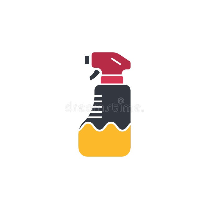 Spray Bottle. Vector Illustration Decorative Design Stock Vector ...