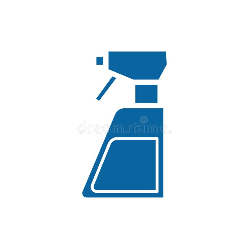 Spray Bottle. Vector Illustration Decorative Design Stock Vector ...
