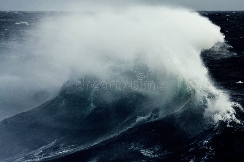 Stormy wave stock photo. Image of ocean, shore, color - 48418312