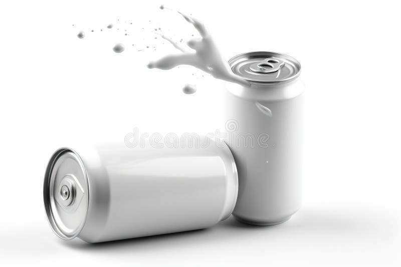 Spray Can Mockup with Paint. Header for Text on a White Background. AI ...