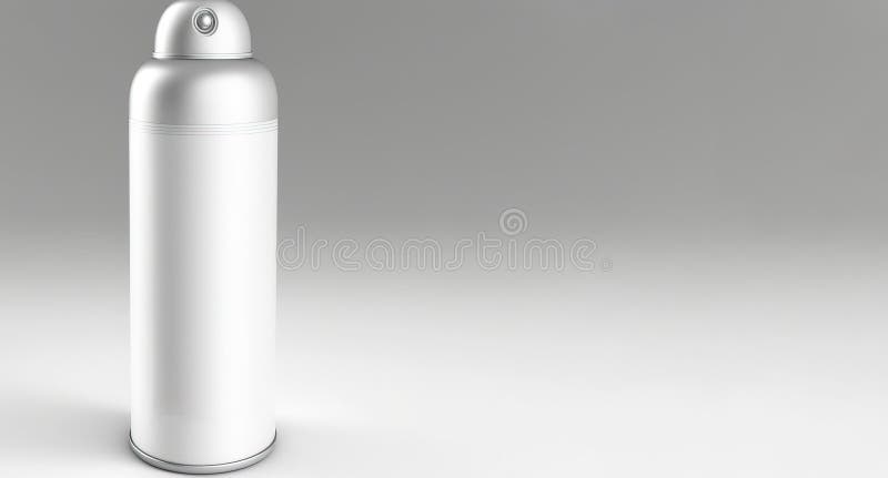Spray Can Mockup with Paint. Header for Text on a White Background. AI ...