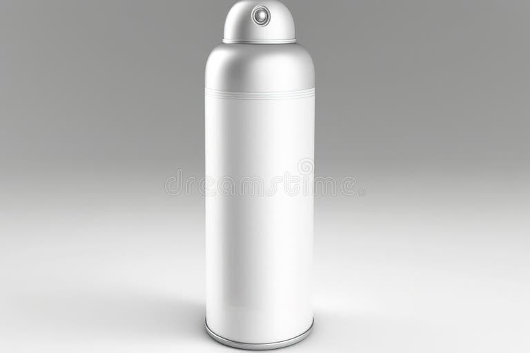 Spray Can Mockup with Paint. Header for Text on a White Background. AI ...
