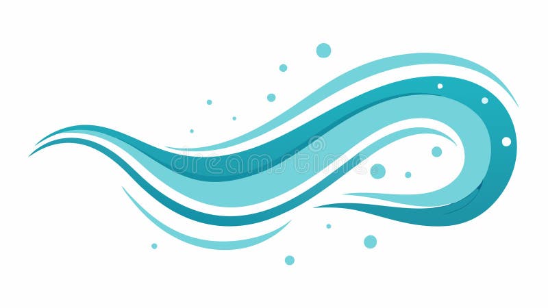 Spray Cloud Patterns Artistic Wavy Lines and Dots Trailing Behind a ...