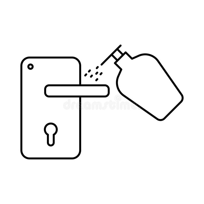 Spray, Door, Lock, Virus, Liquid, Bottle, Spray Bottle, Water Spray ...
