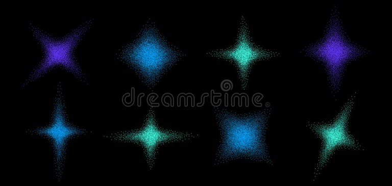 Spray Dot Grain Stippled Dotted Noise Elements Collection. Dirty Dust ...